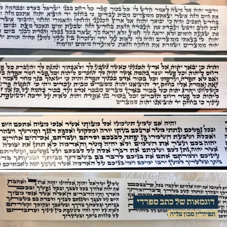 Kosher Tefillin – Sephardic Tradition | Certified by Badatz Aliya